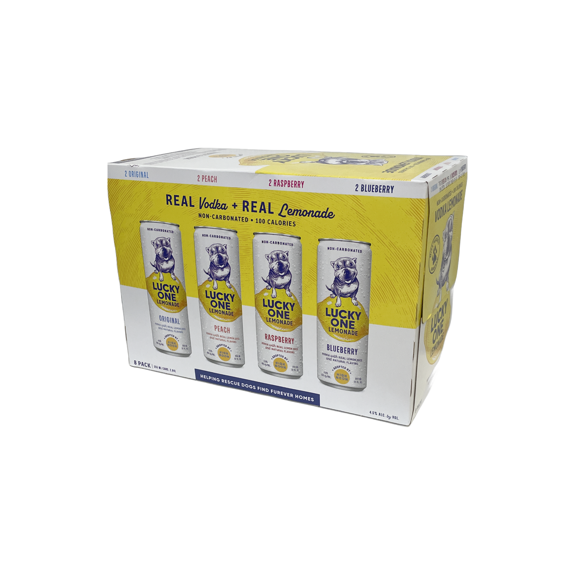 High Noon Lucky One Vodka Lemonade Variety 8 Cans of 355 ml | Liquor ...