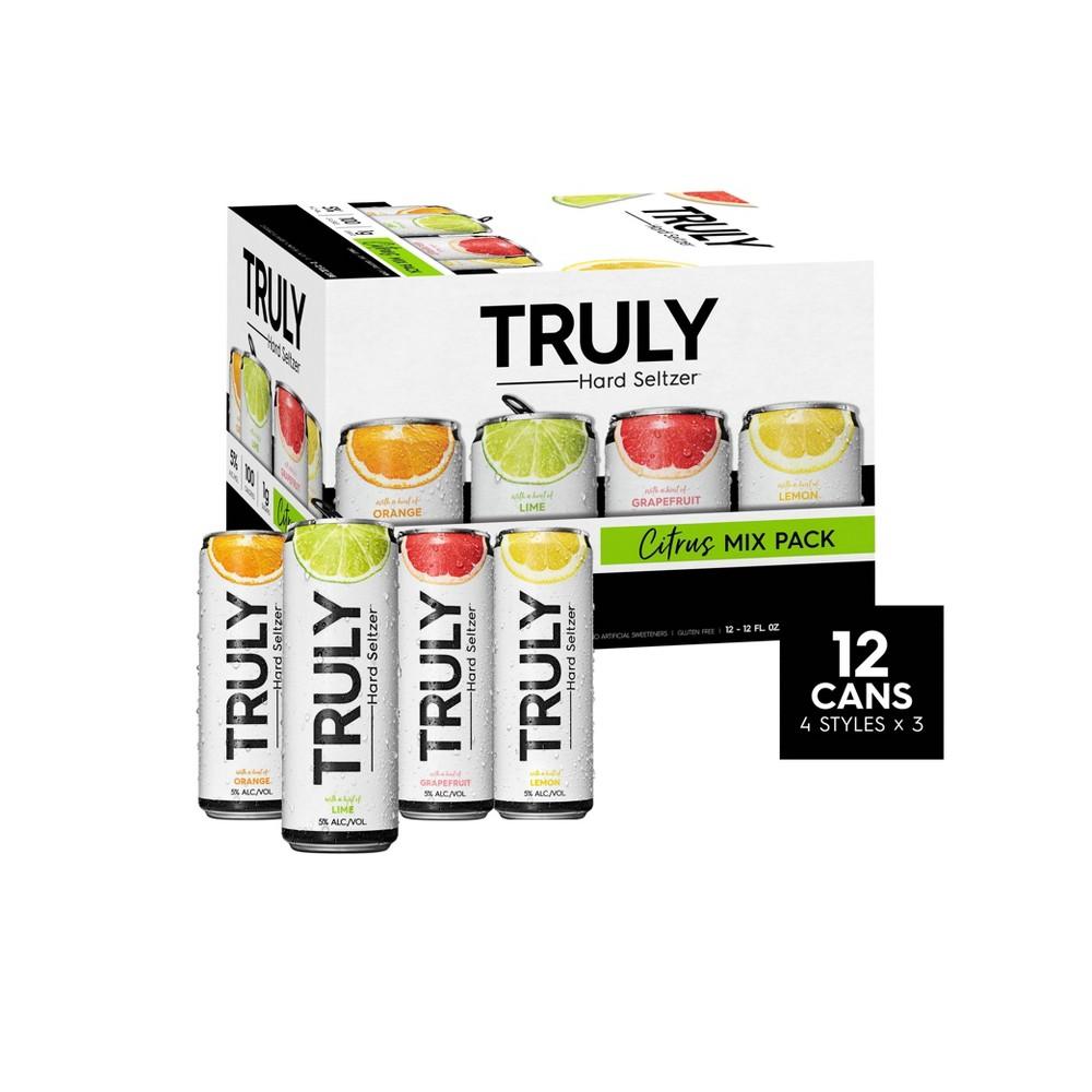 Truly Hard Seltzer Citrus Variety 12 Cans of 12 fl oz | Liquor-Wine.com